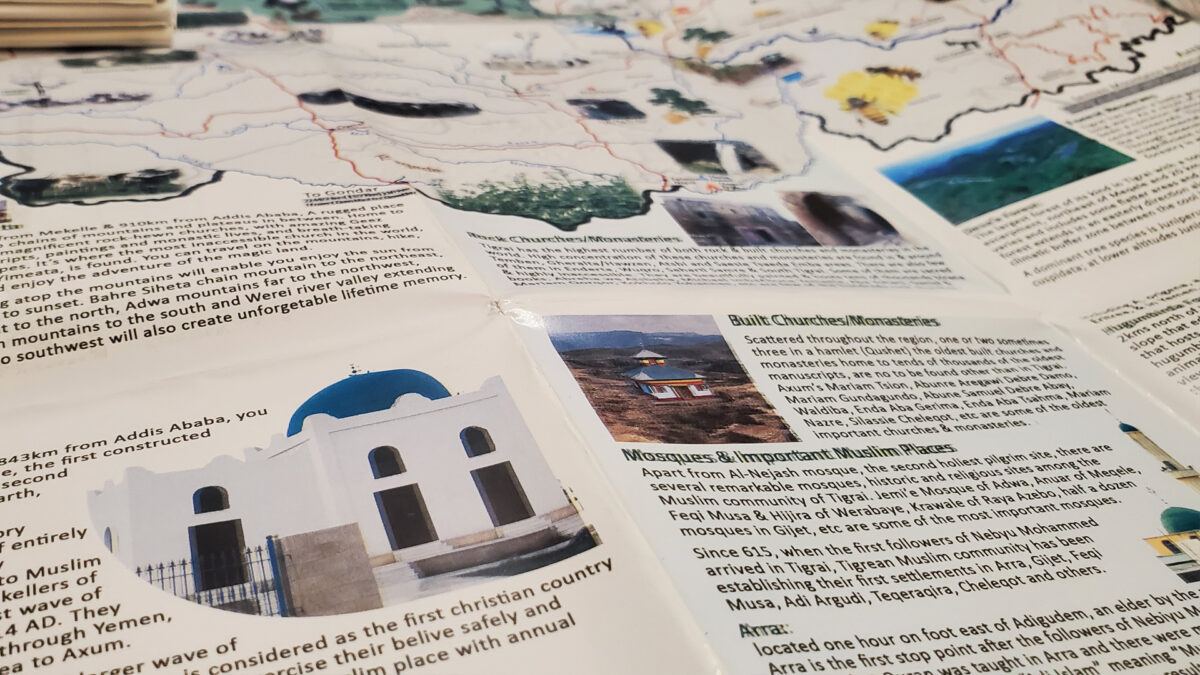 Tourist Map of Tigrai | Hadgi